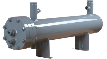 Water cooling shell & tube U type evaporator | Türkoğlu Makine Ltd. Şti.